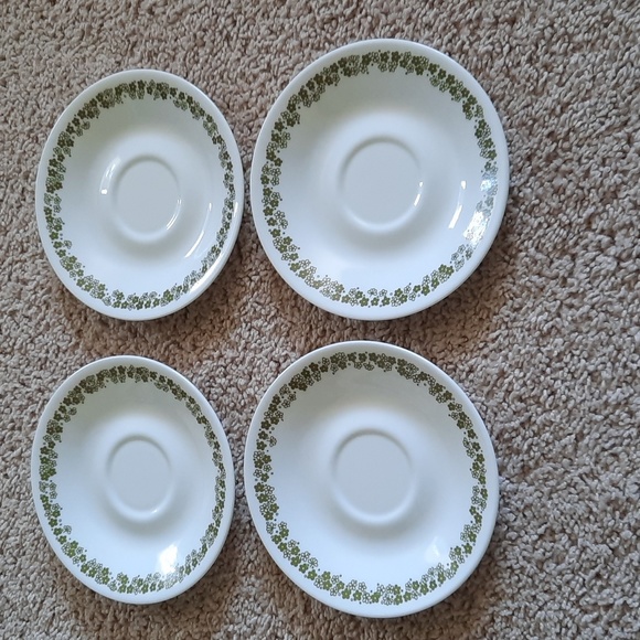 Corelle | Dining | Corelle Spring Blossom Crazy Daisy Set Of 4 Saucers ...
